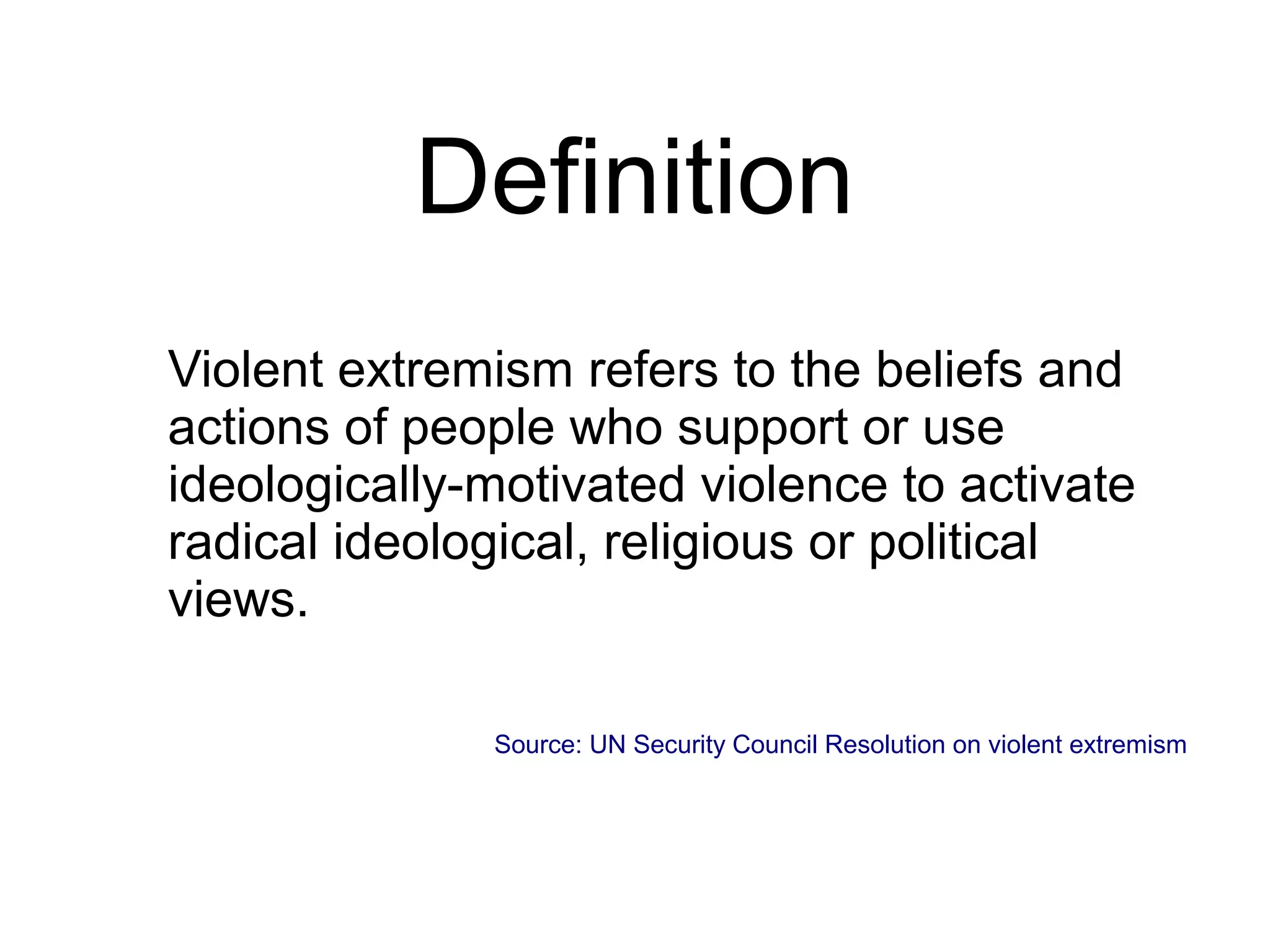 Attitudes: Acceptance and Prejudice - Prevention of Violent Extremism | ODP