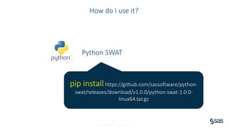 Python / R で使うSAS Viya | PPT