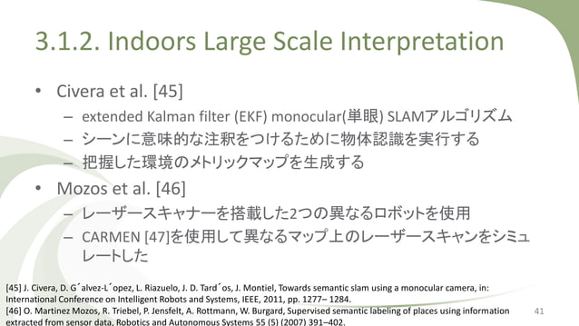 論文紹介 Semantic Mapping For Mobile Robotics Tasks A Survey Pdf Robotics Technology And Computing