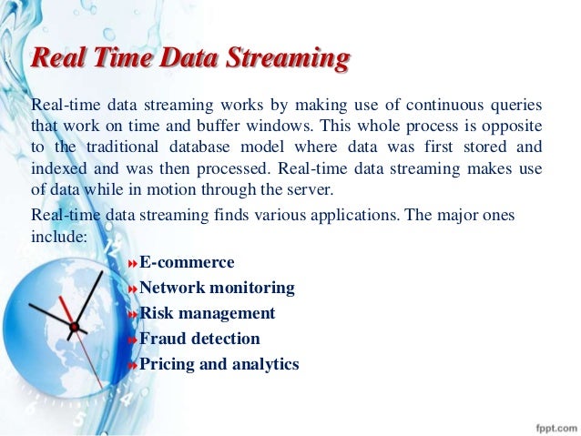 Real time data