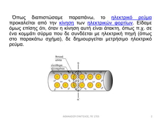 Ένταση ηλεκτρικού ρεύματος | PPT