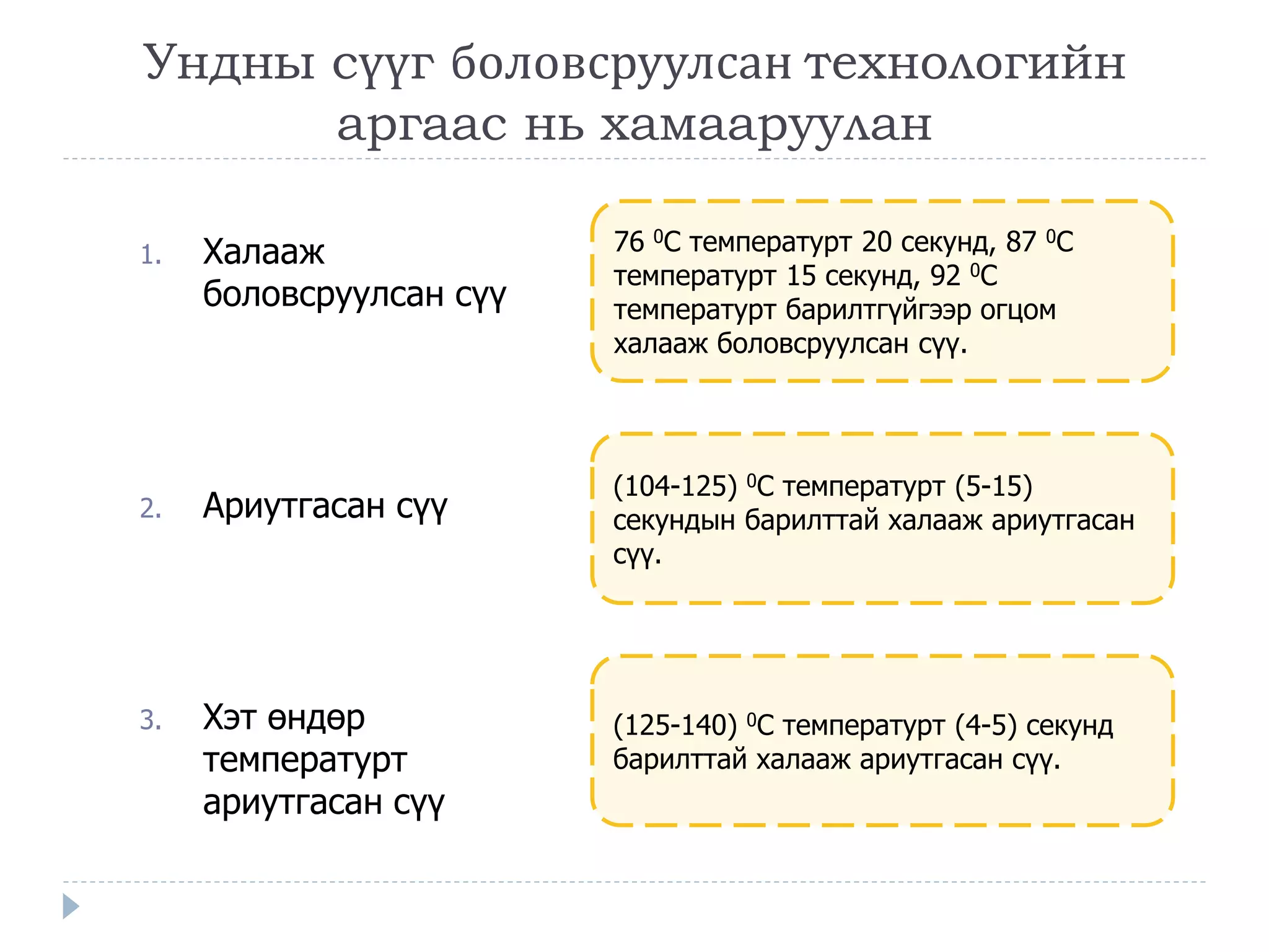 сүү сүүн бүтээгдэхүүний амтлагаа Pptx
