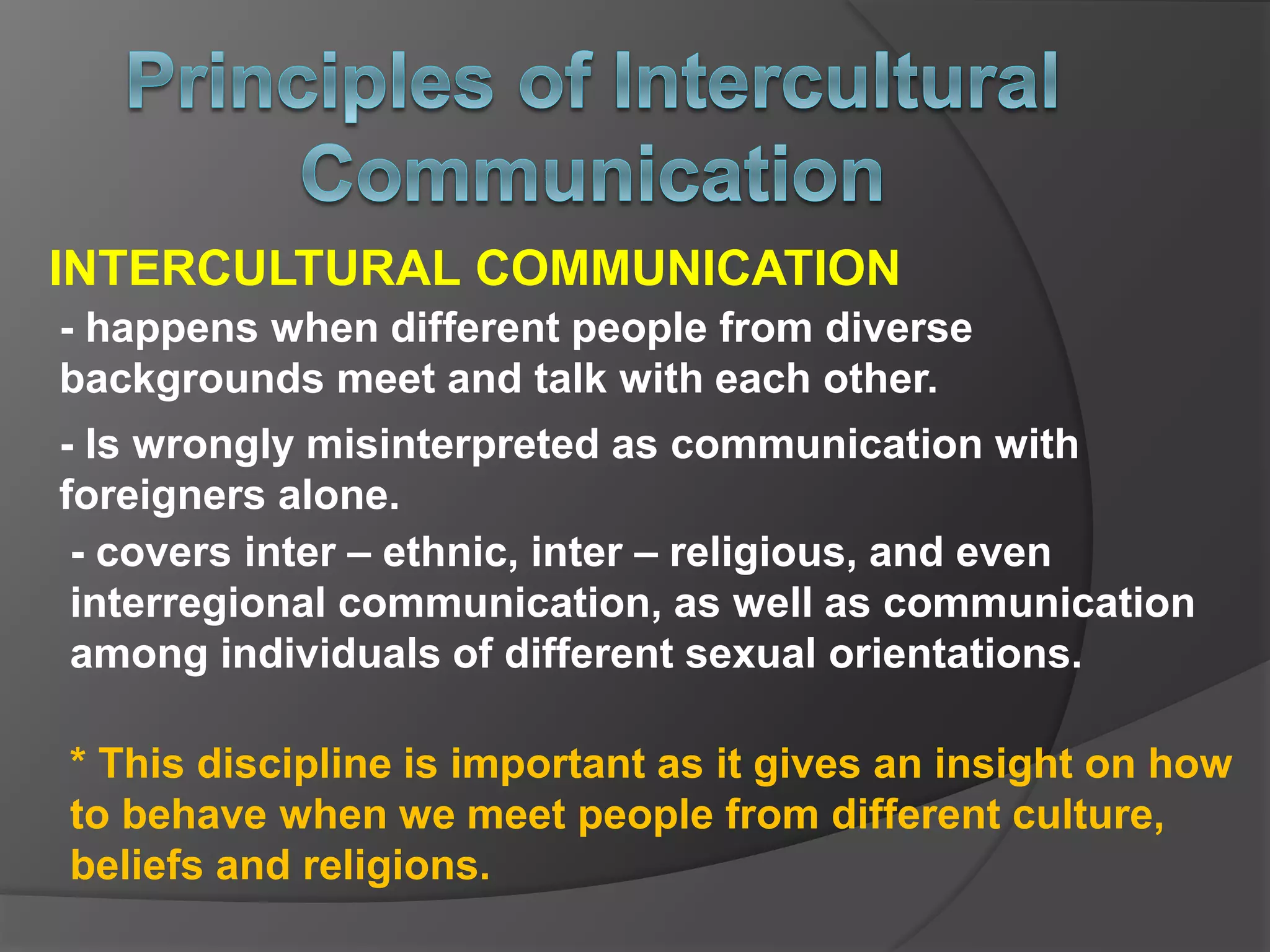 Intercultural Communication | PPTX