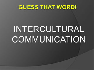 Intercultural Communication | PPT