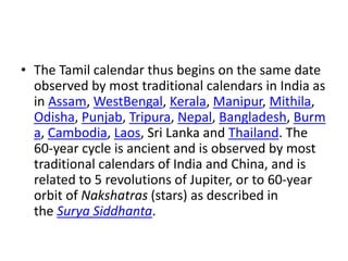 சித்திரை தமிழ் புத்தாண்டு | PPTX