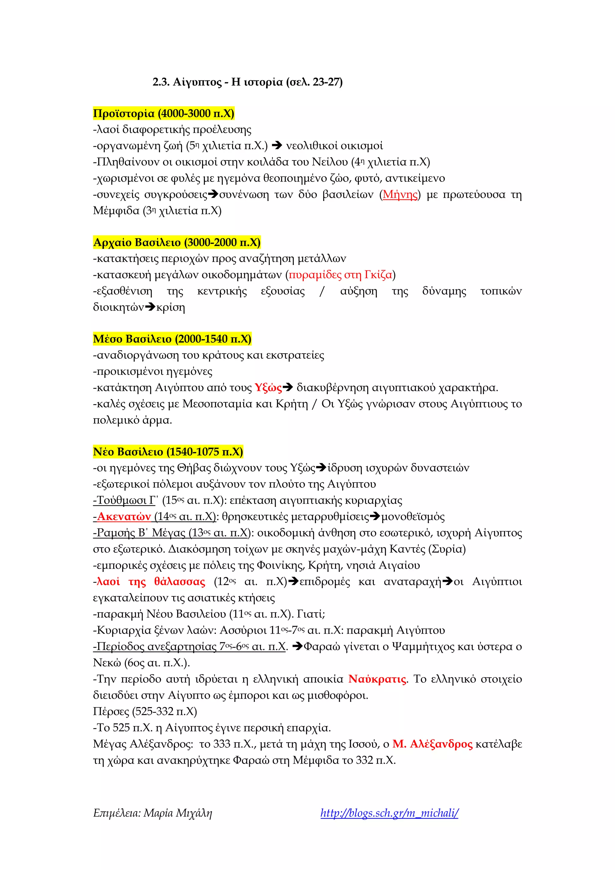 Η αίγυπτος (σελ. 20 30) | PDF