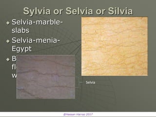 Egyptian MARBLE الرخام المصرى | PPTX