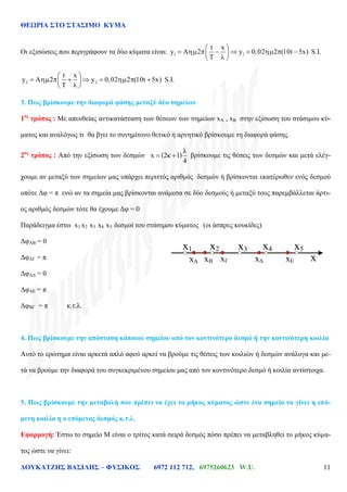 ΘΕΩΡΙΑ ΣΤΑΣΙΜΩΝ ΚΥΜΑΤΩΝ - ΔΟΥΚΑΤΖΗΣ ΒΑΣΙΛΗΣ | PDF