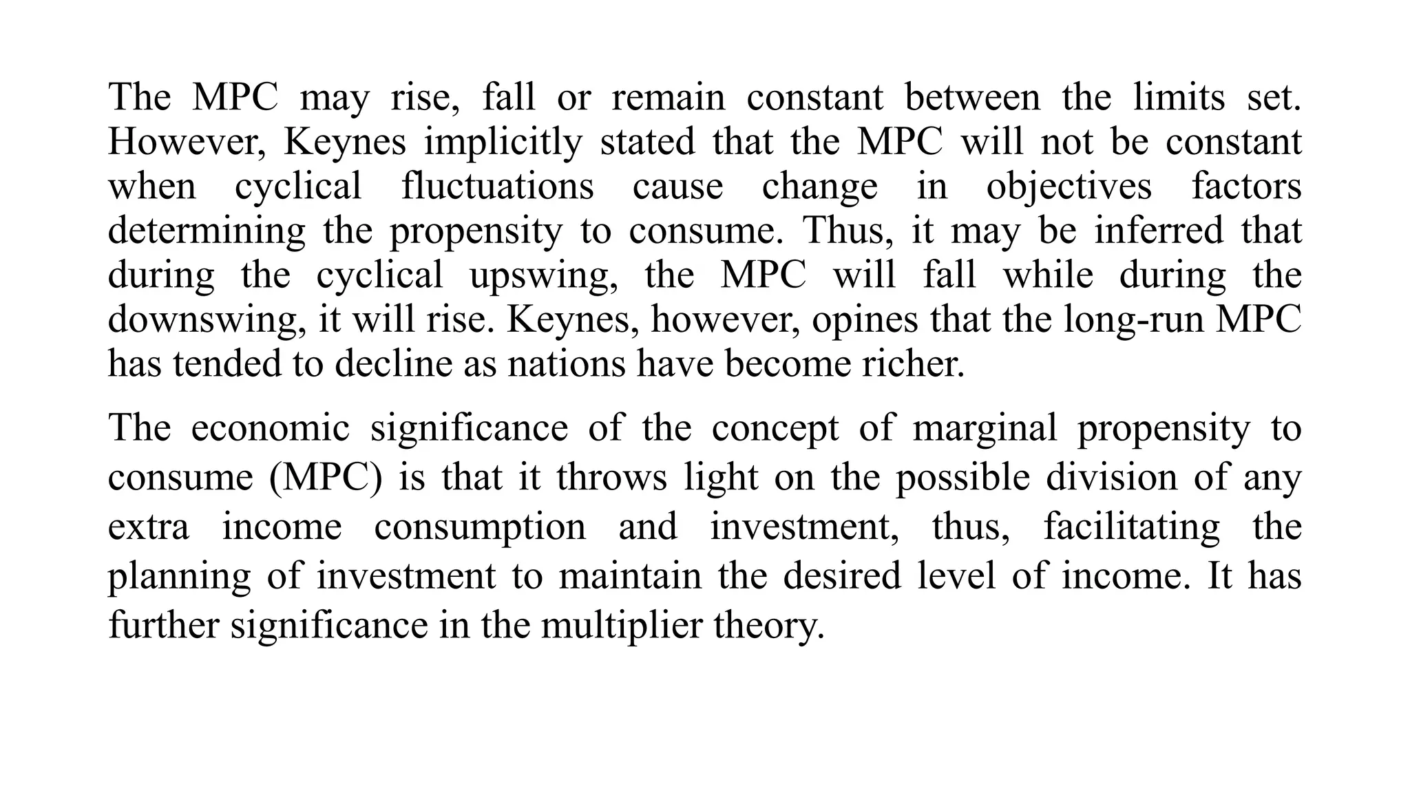 Consumption Function Assignment of Macroeconomic | PPTX