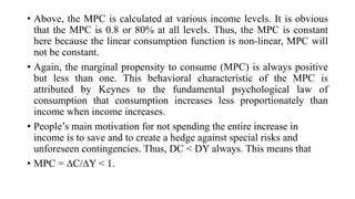 Consumption Function Assignment of Macroeconomic | PPTX