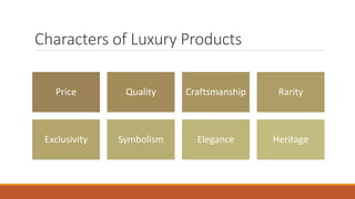 Marketing Strategies of luxury Brands | PDF