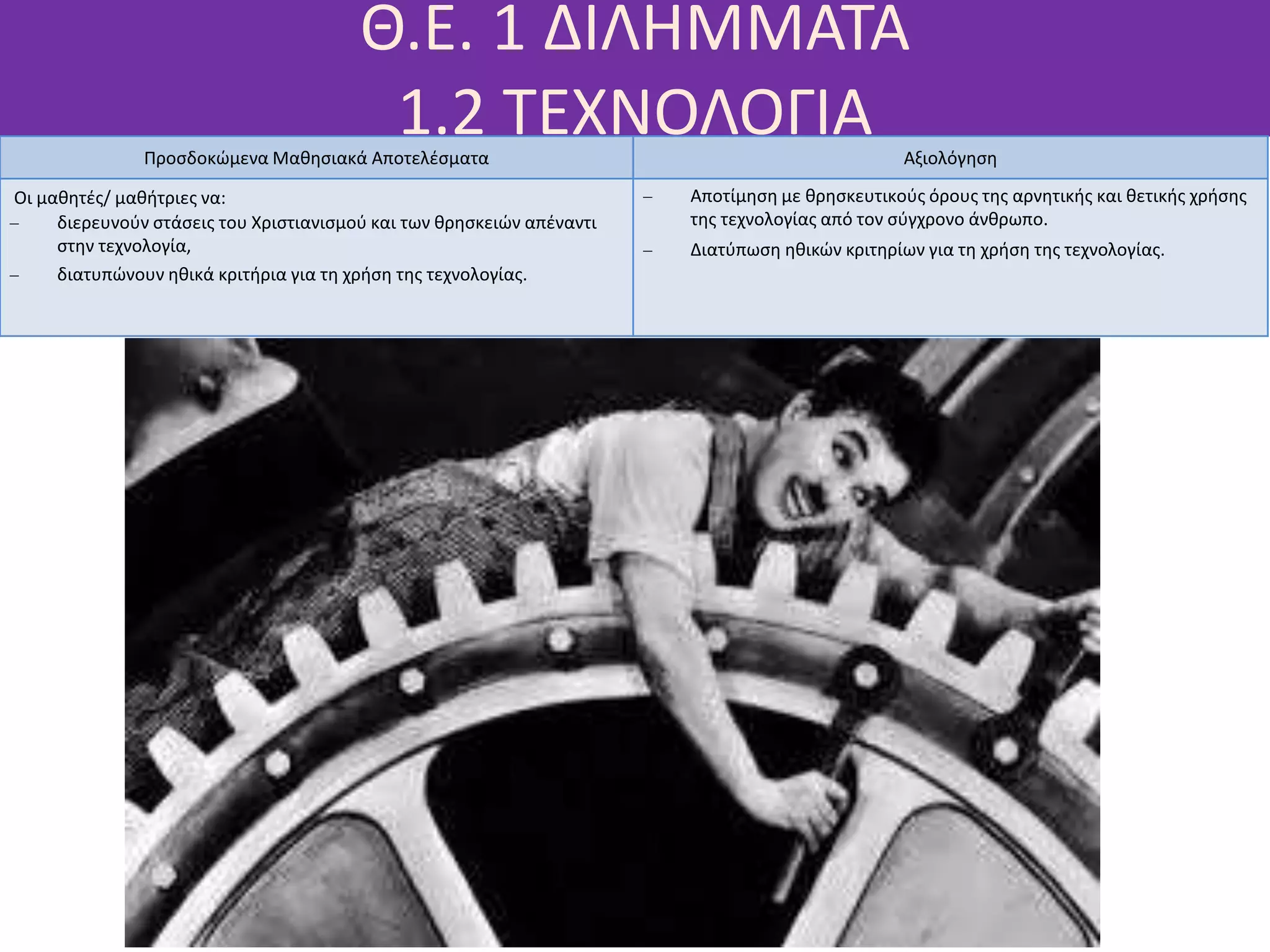 Θ.Ε. 1.2 ΤΕΧΝΟΛΟΓΙΑ | PPTX