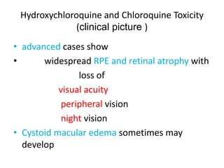 Hydroxychloroquine retinopathy screening guidelines | PPTX