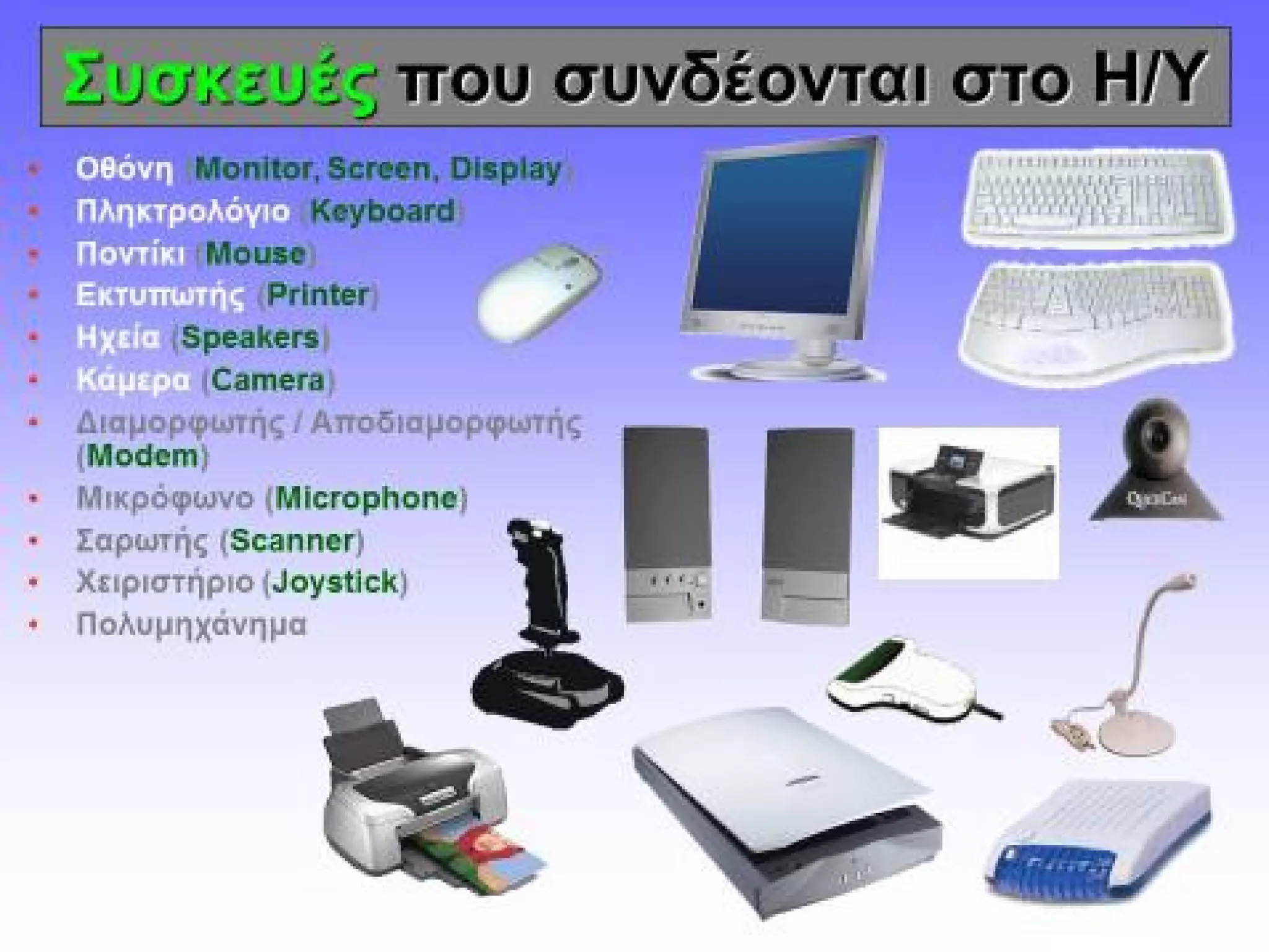 Το υλικό του Η/Υ | PPT