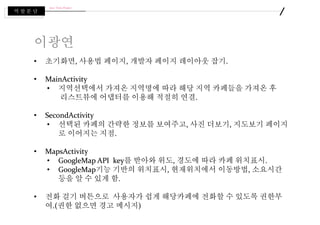 Java Term-Project(Android Studio) | PPT
