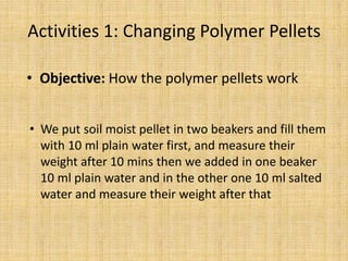 Polymers, Color changing pot | PPTX | Gardening | Home & Garden