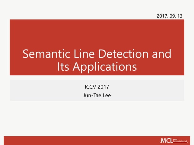 Semantic Line Detection and Its Applications | PDF | Photo Editing ...