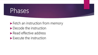 instruction cycle | PPTX