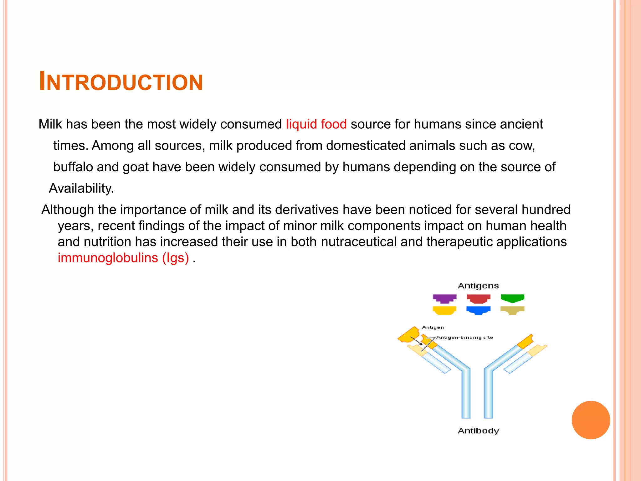 Extraction protein from milk | PPTX