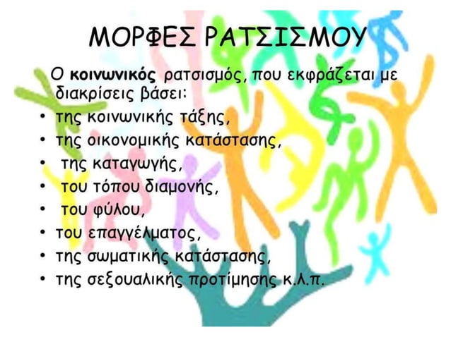 ο ρατσισμος στα μεσα κοινωνικης δικτυωσης | PPTX