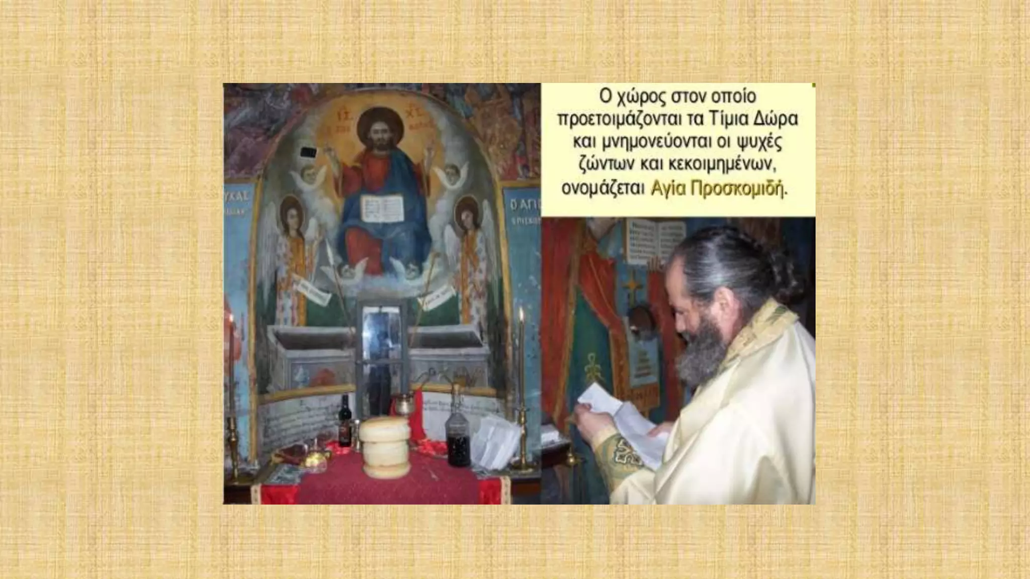 δρώμενα της θείας ευχαριστίας μέσα στη θεία λειτουργία | PPT | Free ...