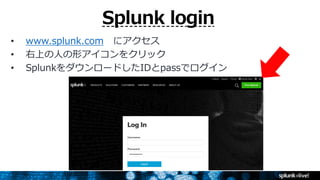 Splunk独学の方法 | PDF