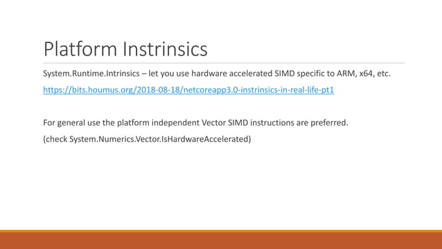 Improving App Performance Using Net Core 30 Ppt