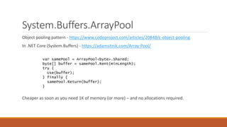 Improving app performance using .Net Core 3.0 | PPT