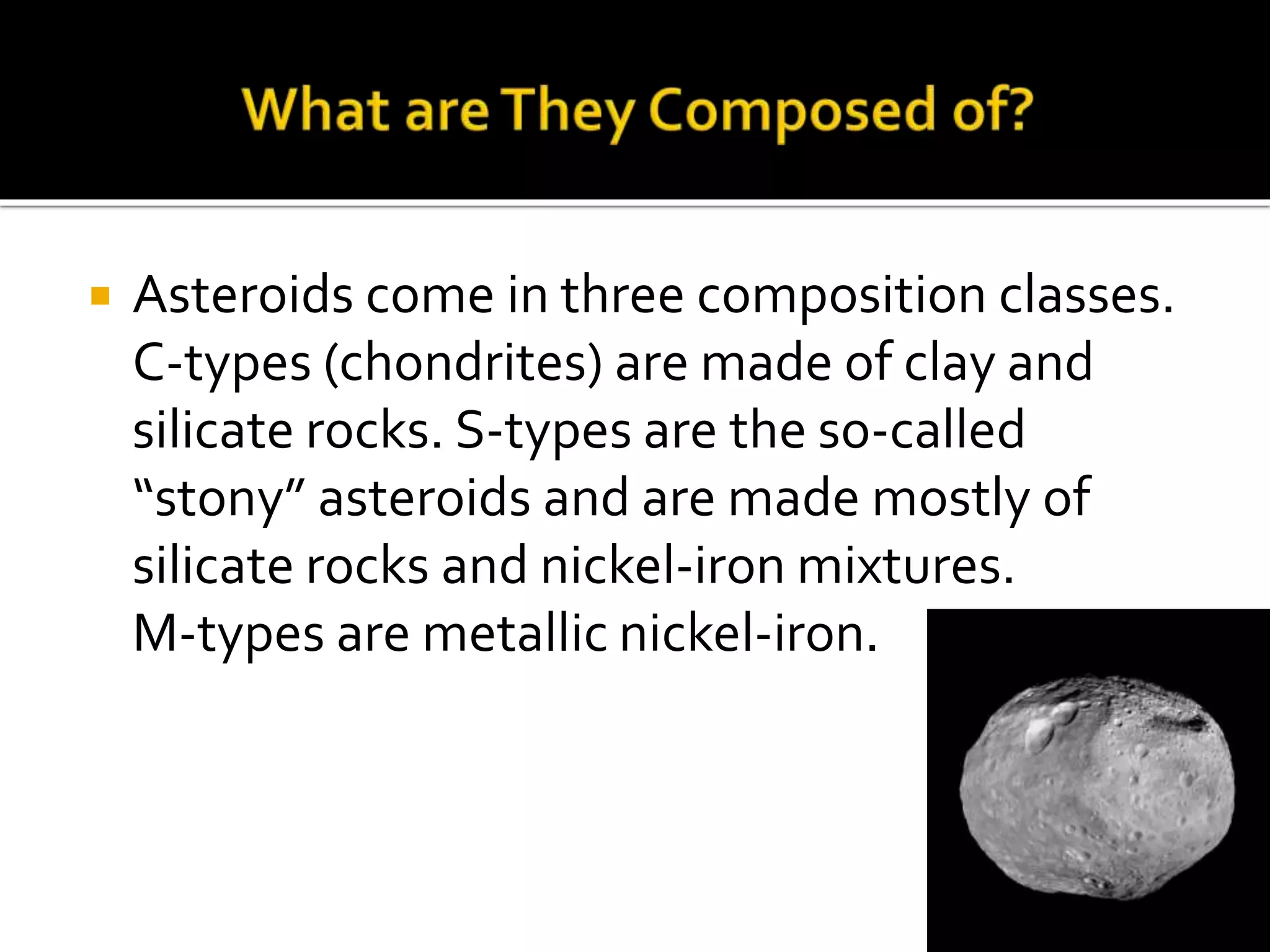 .Physics presentation - Asteroids | PPTX