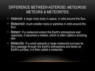 .Physics presentation - Asteroids | PPT