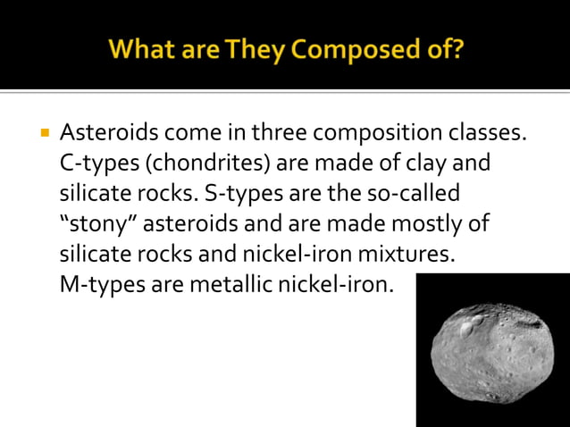 .Physics presentation - Asteroids | PPT