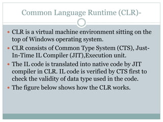 .Net framework | PPT