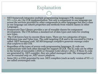 .Net framework | PPT