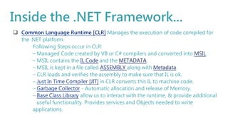 .Net Architecture and Performance Tuning | PPTX
