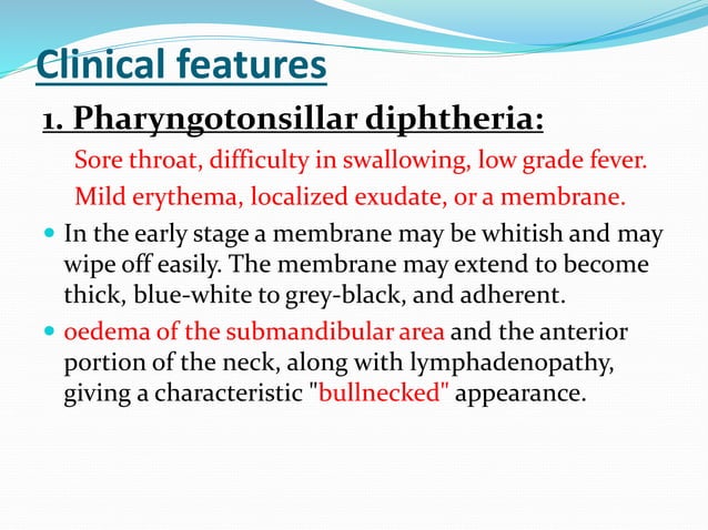 Epidemiology and nursing management of communicable disease - DIPHTHERIA | PPT