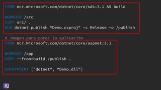 .Net core y microservicios | PPT