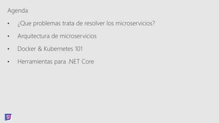 .Net core y microservicios | PPT