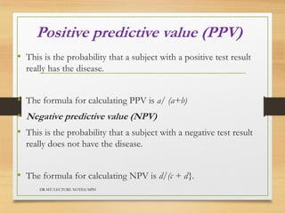 .Screening tests | PPT
