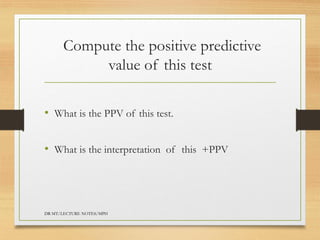 .Screening tests | PPT