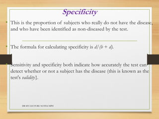 .Screening tests | PPT