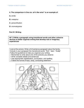 Pre post 7-th student_s edition | PDF