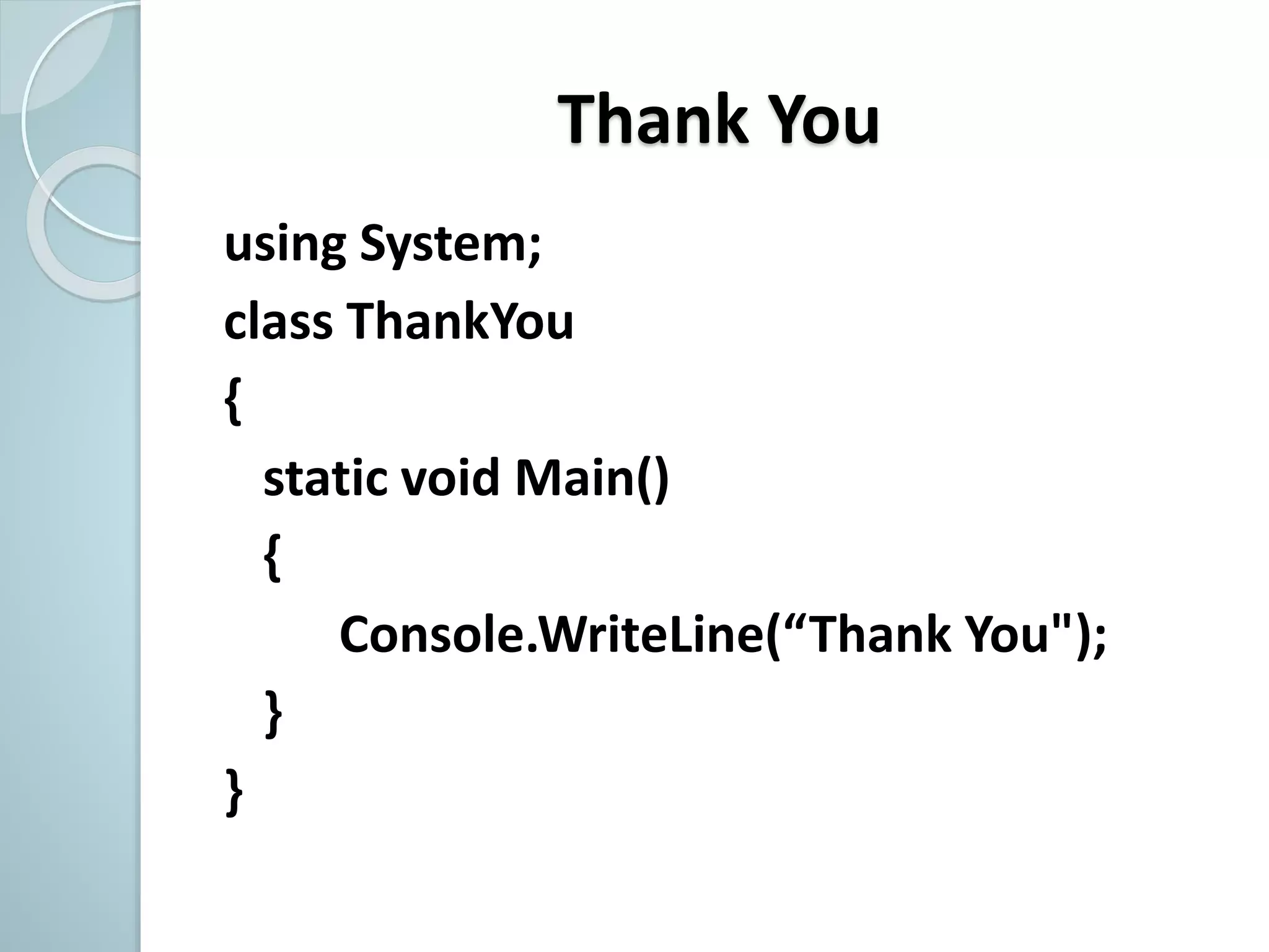 Properties And Indexers Pptx Programming Languages Computing