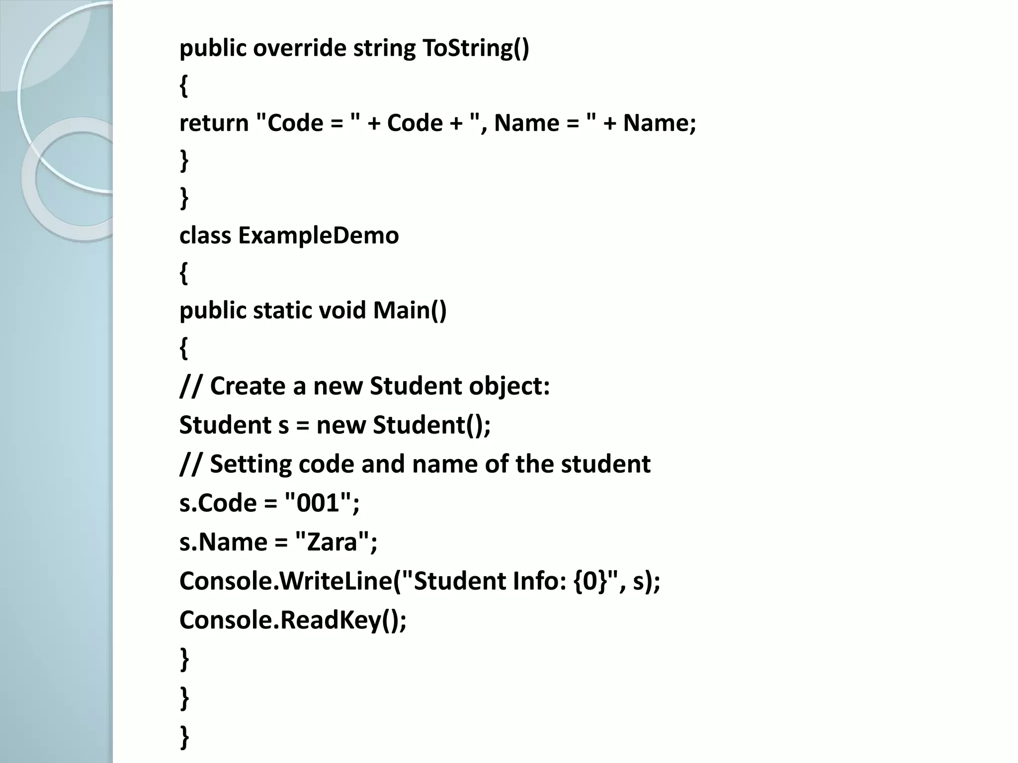Properties and Indexers | PPTX | Programming Languages | Computing
