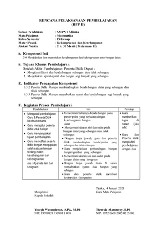 .Rpp bab 4 tm 1 br | PDF