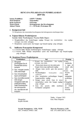 .Rpp bab 4 tm 1 br | PDF