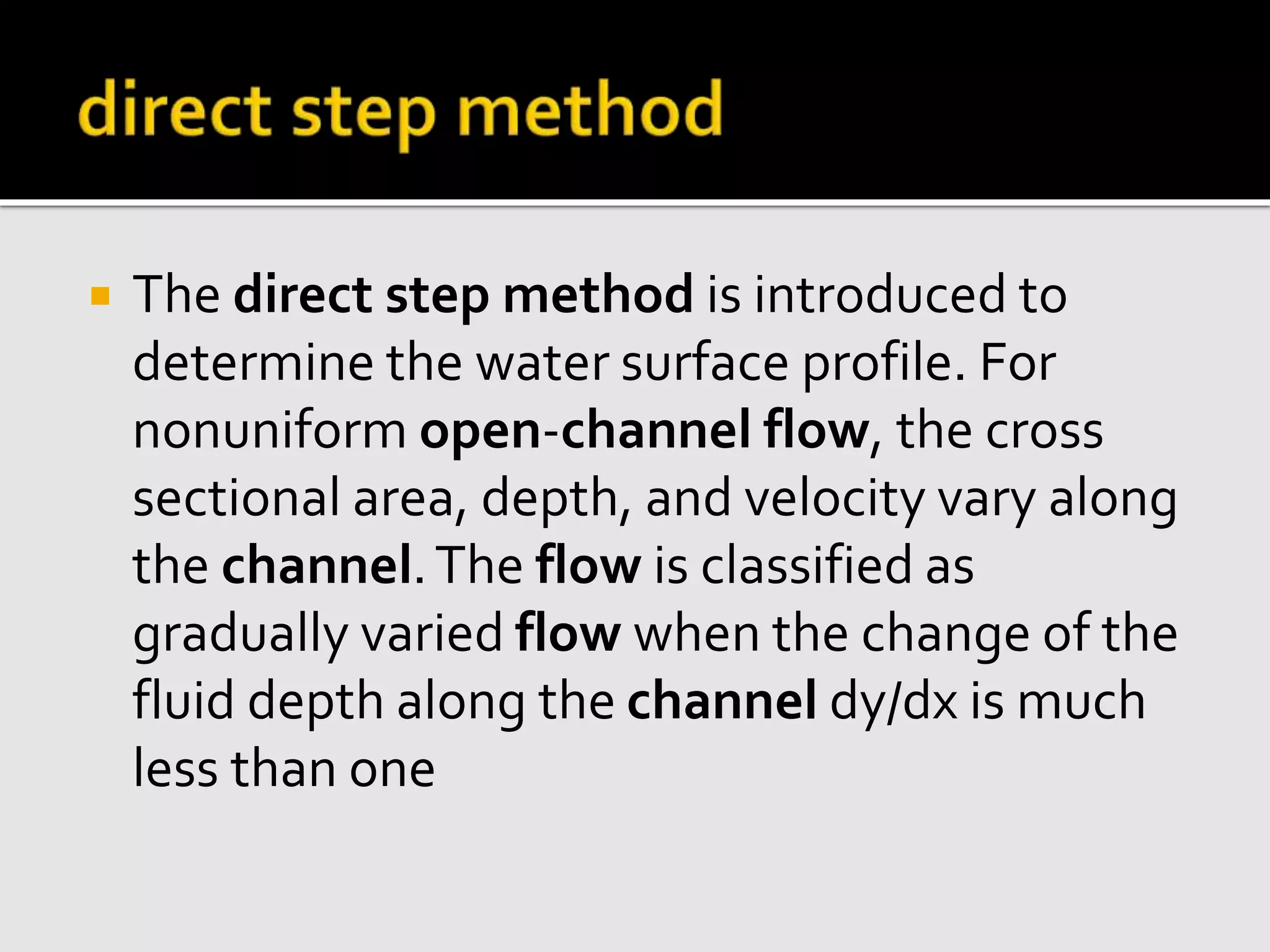 . Direct step method | PPTX
