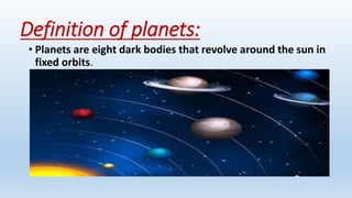 lesson about stars and planets | PDF