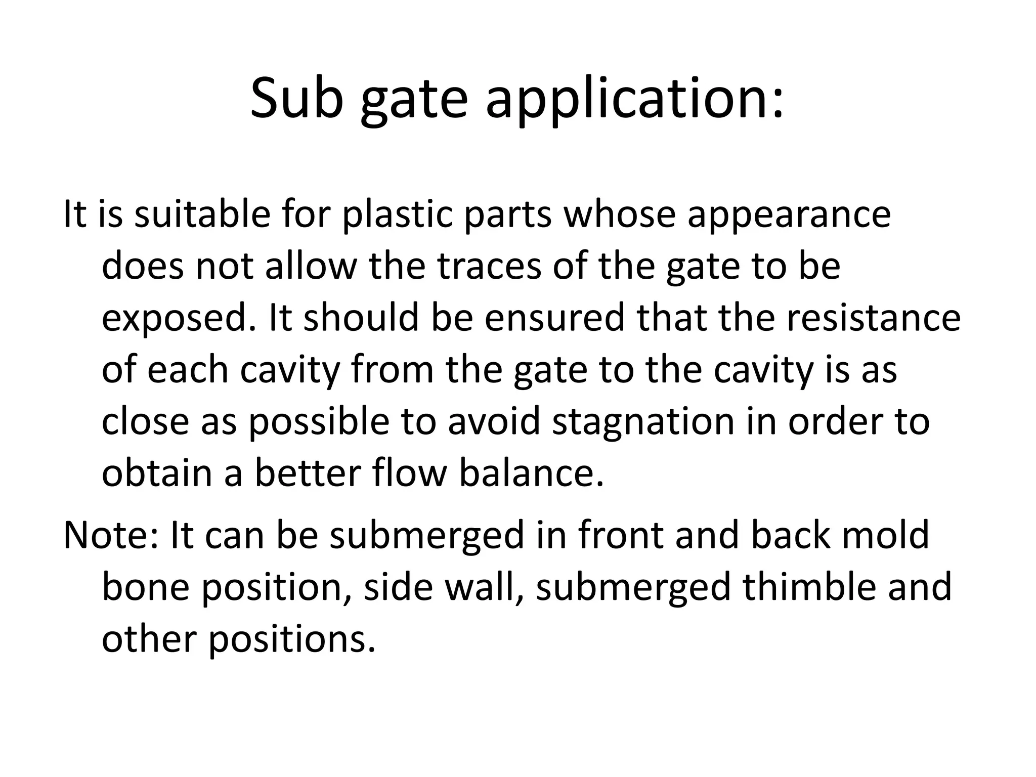 Injection mold gate type | PPTX
