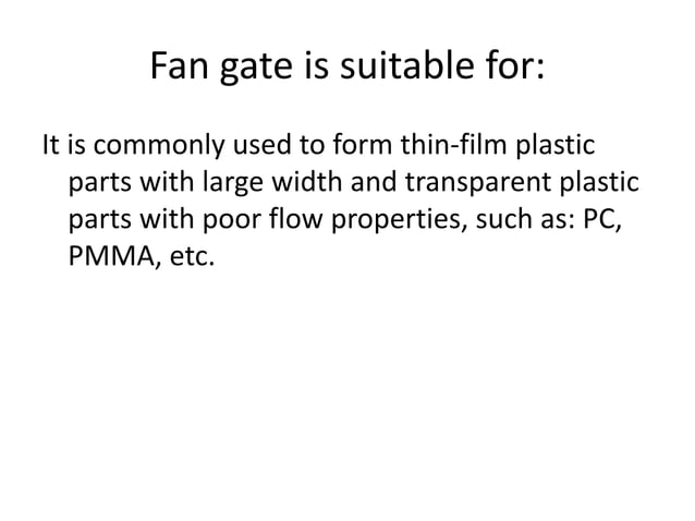 Injection mold gate type | PPTX