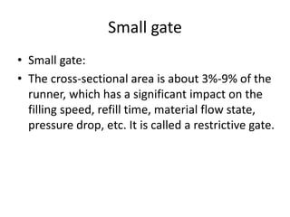Injection mold gate type | PPTX